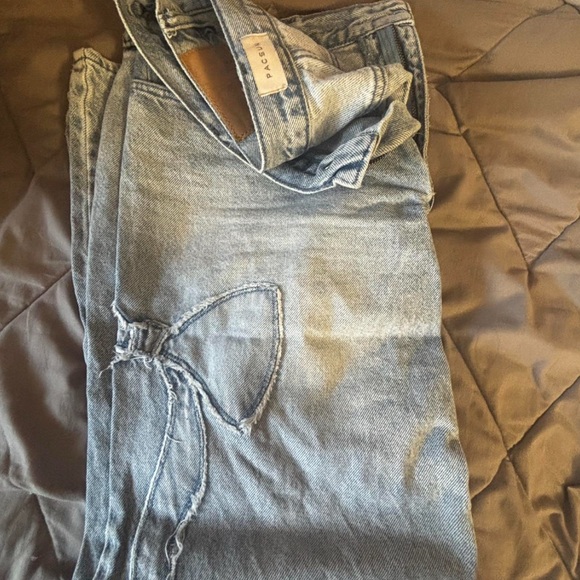 PAIGE | Jeans | Pacsun Womens Casey Bow Low Rise Baggy Jeans Light ...
